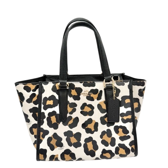 Coach | Bags | Coach Ocelot Print Mini Crossbody Carryall | Poshmark